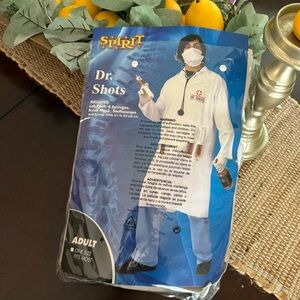 Other | Mens Dr Doctor Shots Lab Coat Costume Spirit Halloween | Poshmark